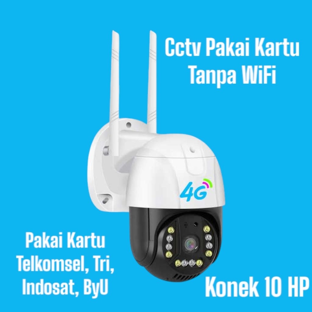 Jual Cctv Outdoor Pantau Jarak Jauh di HP Tidak Pakai WiFi Koneksi ...