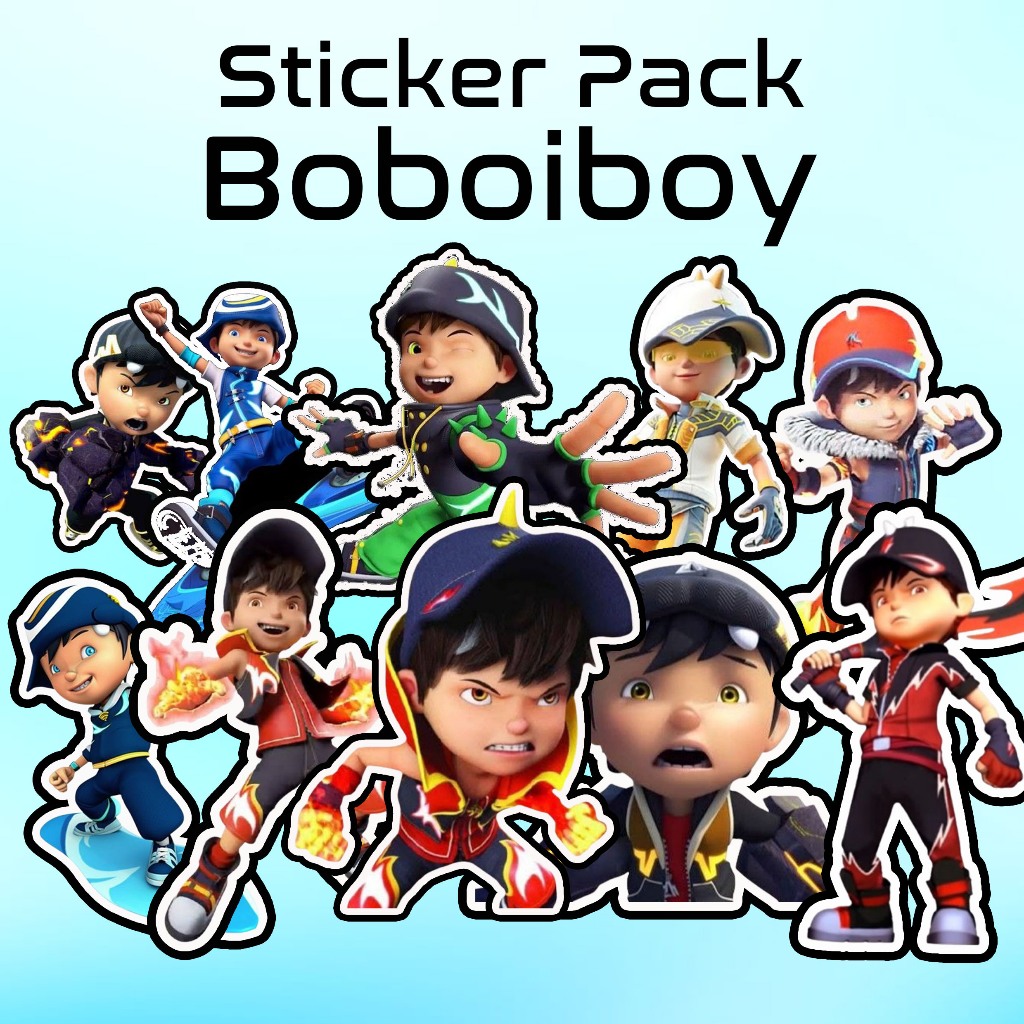 Jual STIKER PACK BOBOIBOY TAHAN AIR 1 PACK | Shopee Indonesia