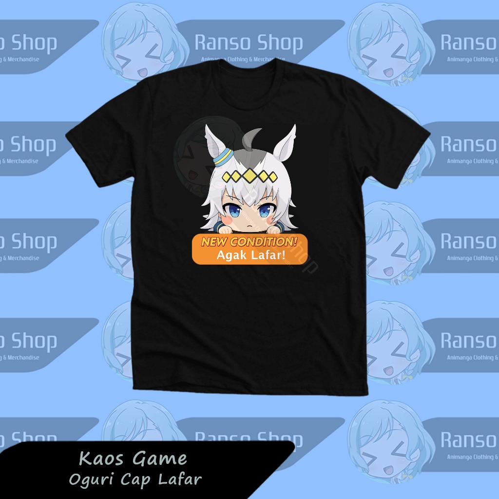 Jual T-shirt Uma Musume Oguri Cap New Condition Agak Lapar / Baju Uma ...