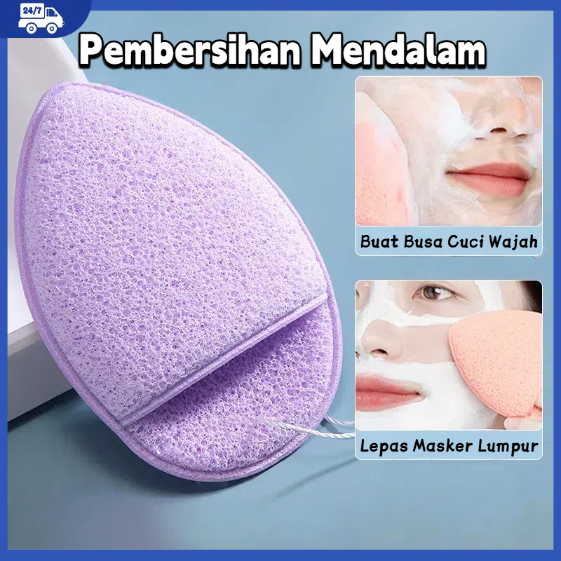 Jual Spons Cuci Muka | Deep Cleansing | Eksfoliasi Lembut | Pembuat ...