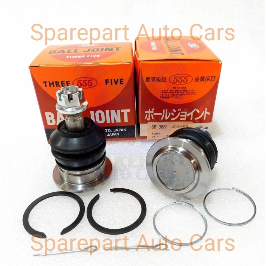 Jual BALL JOINT UP ATAS TOYOTA INNOVA FORTUNER HILUX 555 JAPAN ORIGINAL ...