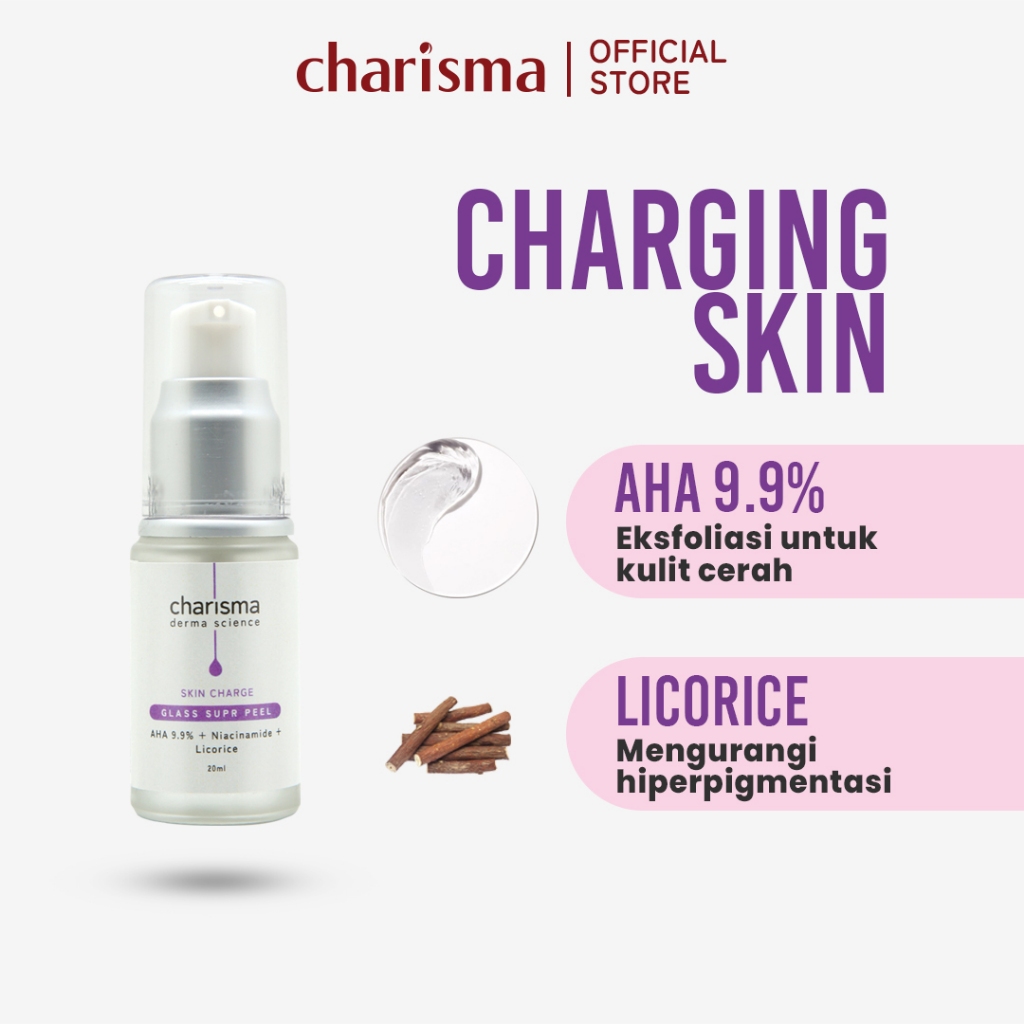 Jual Charisma Skin Charge Glass Supr Peel 20ml - Serum Kulit Kusam ...