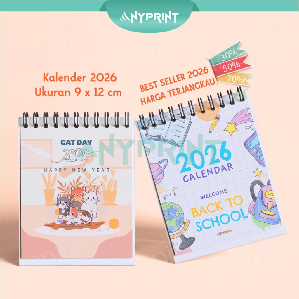 Jual KALENDER 2026 KALENDER MINI KALENDER MEJA 2026 CALENDAR PORTABLE ...