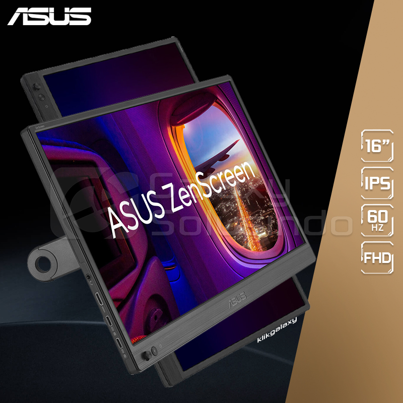 Jual ASUS ZENSCREEN MB169CK 16" IPS FHD 60Hz Portable Monitor - GM ...