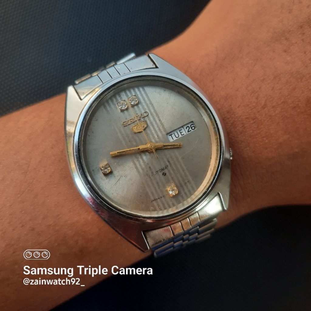 Jual Jam Tangan Seiko 5 Caliber 6309 Index Diamond Automatic Rare ...