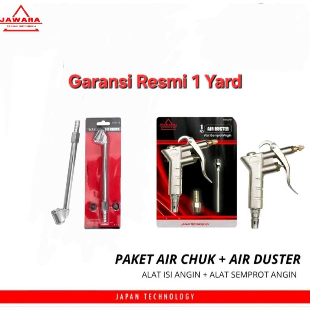 Jual Paket alat semprot angin & alat isi angin Air Chuck + Air Duster ...