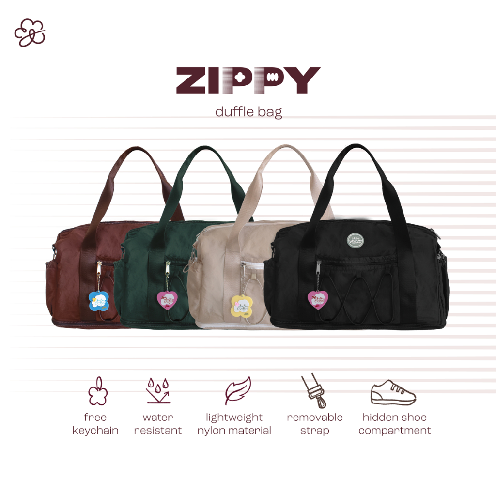 Jual ITISYOURSS Zippy Duffle Bag | Tas Travel Wanita | Tas Gym Wanita ...