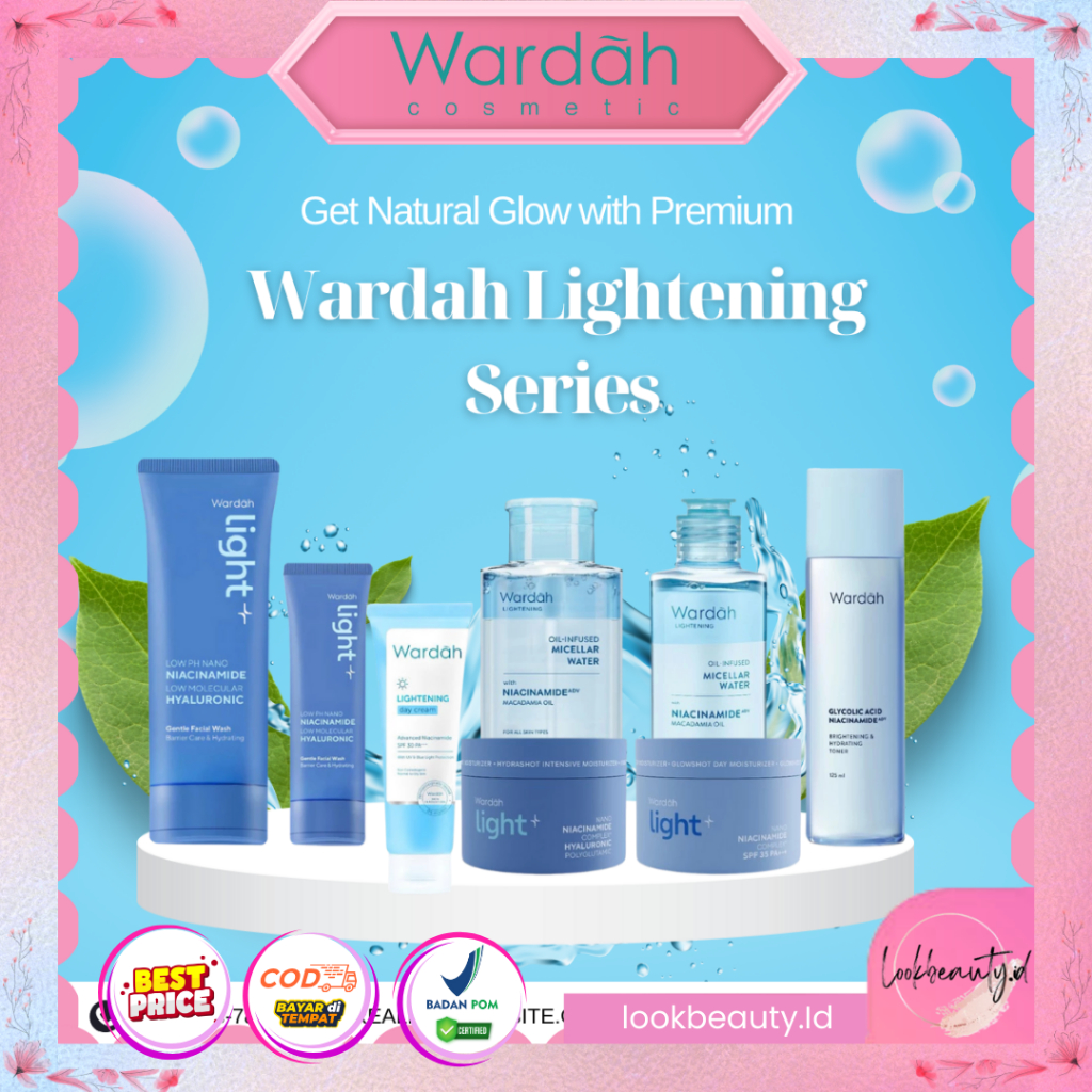 Jual Light+ by Wardah All Series Light Plus | Niacinamide Brightening ...