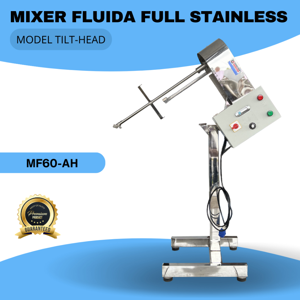 Jual Mesin Mixer Pengaduk Cairan Kapasitas 60 Liter Material Full ...
