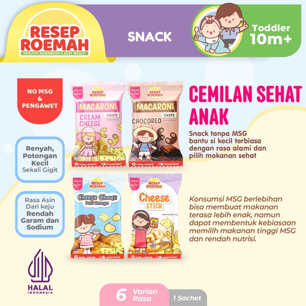 Jual Resep Roemah Toddler Snack / Cemilan MPASI Balita / Snack Sehat ...