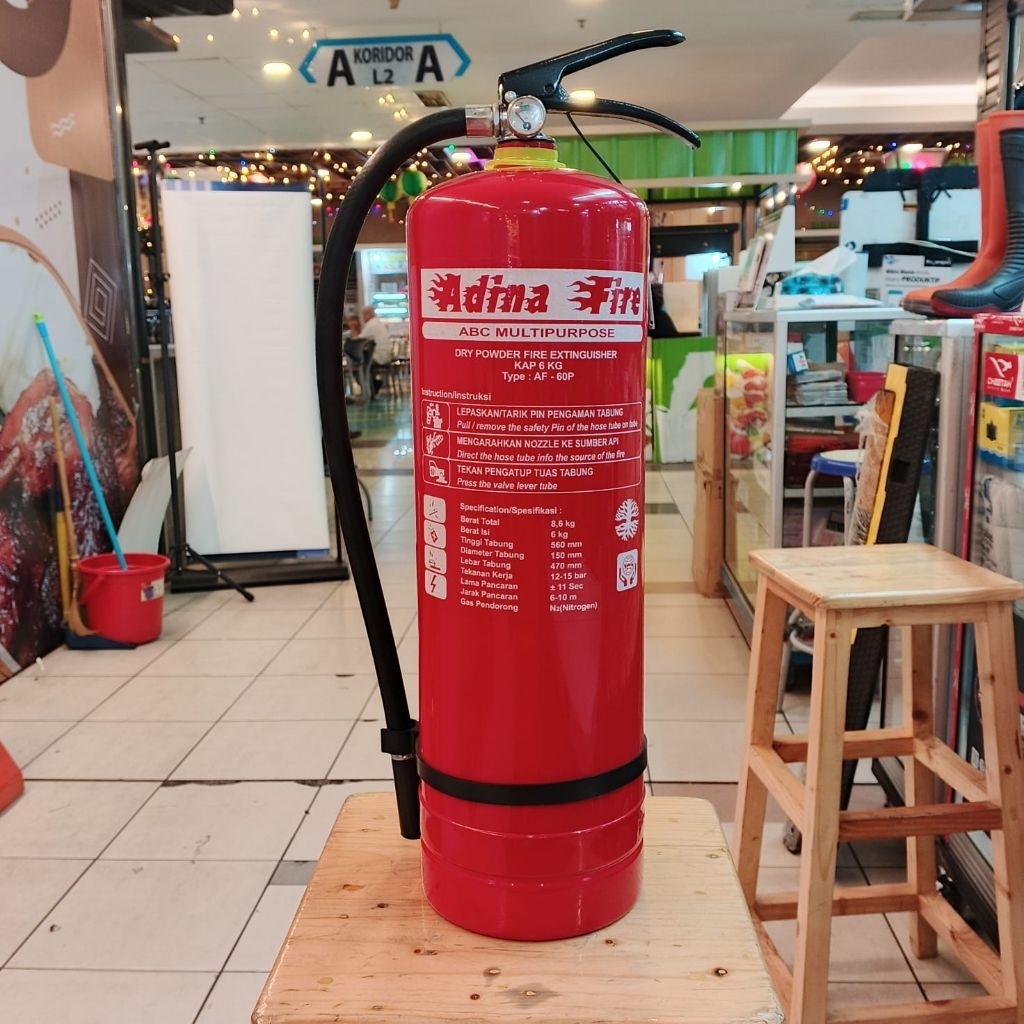 Jual Apar 6 kg ABC Dry Powder Alat Pemadam Api 6Kg Fire Exthinguisher | Shopee Indonesia