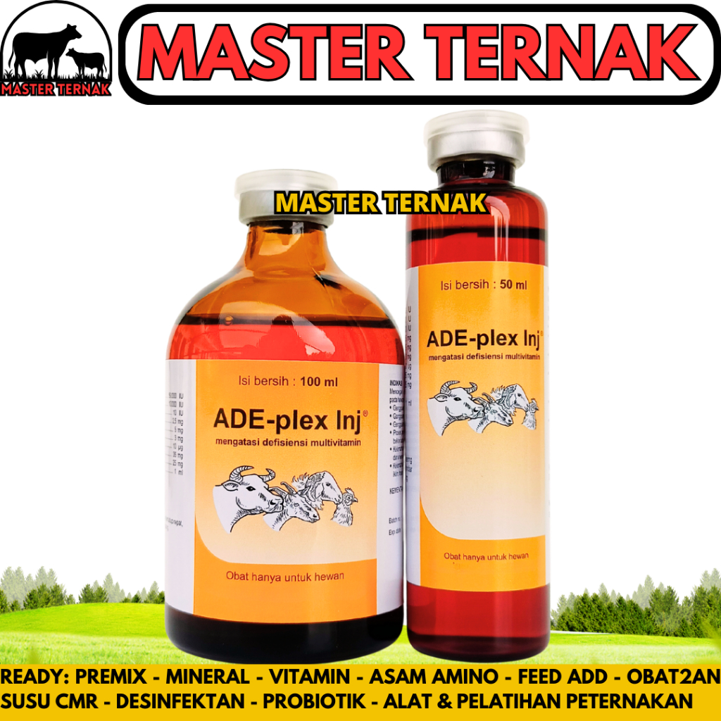 Jual ADE PLEX INJ 100ML ADE PLEX INJ 50ML - Vitamin Hewan ADE & B ...