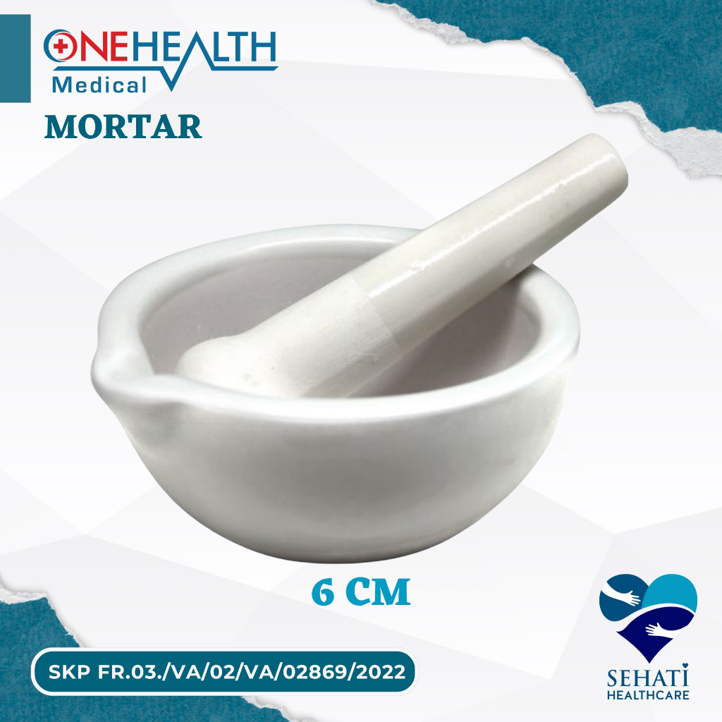 Jual OneHealth Mortar 6cm Lumpang Alat Penumbuk Pengerus Obat Tumbuk ...