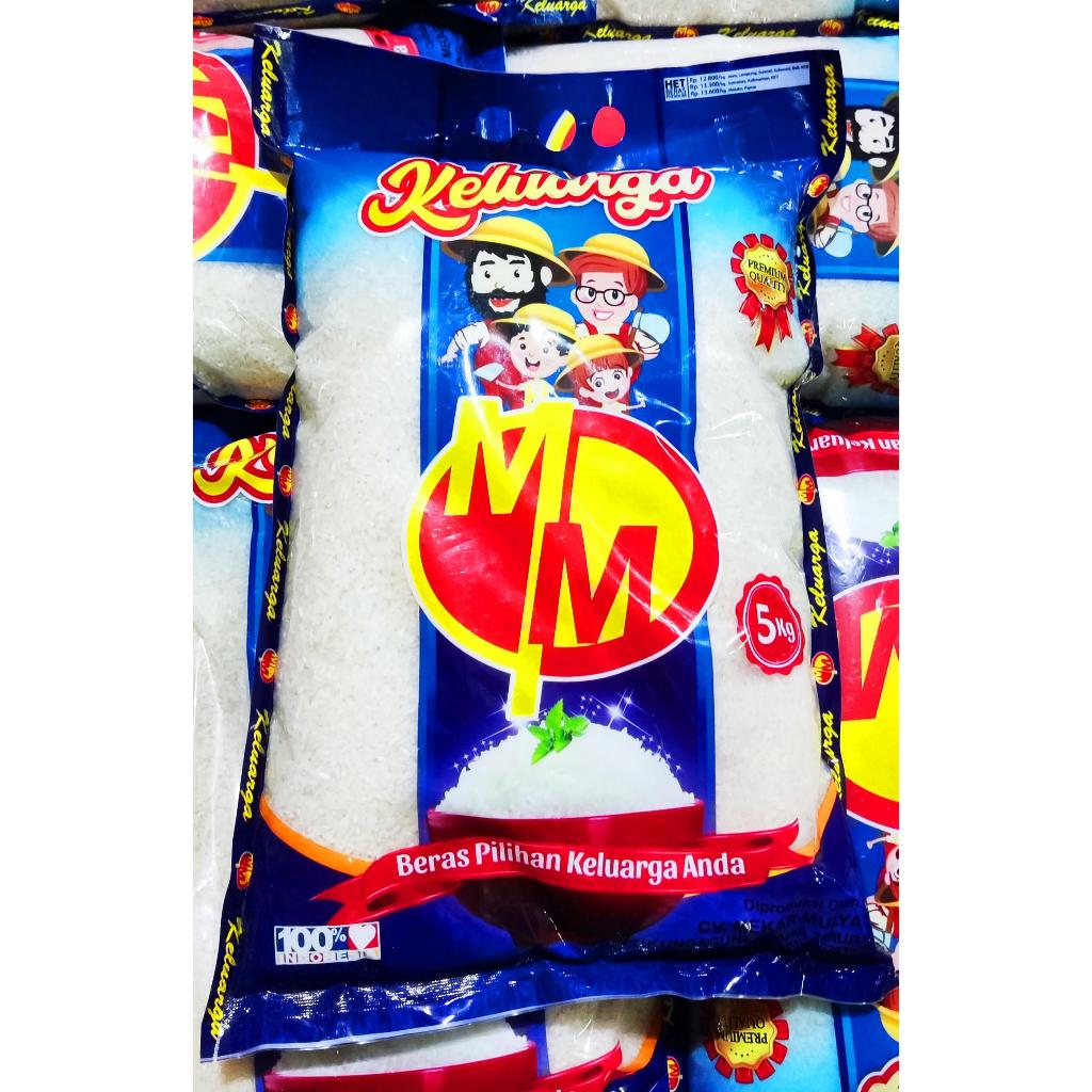 Jual Beras Putih Cap Keluarga MM 5 kg | Shopee Indonesia