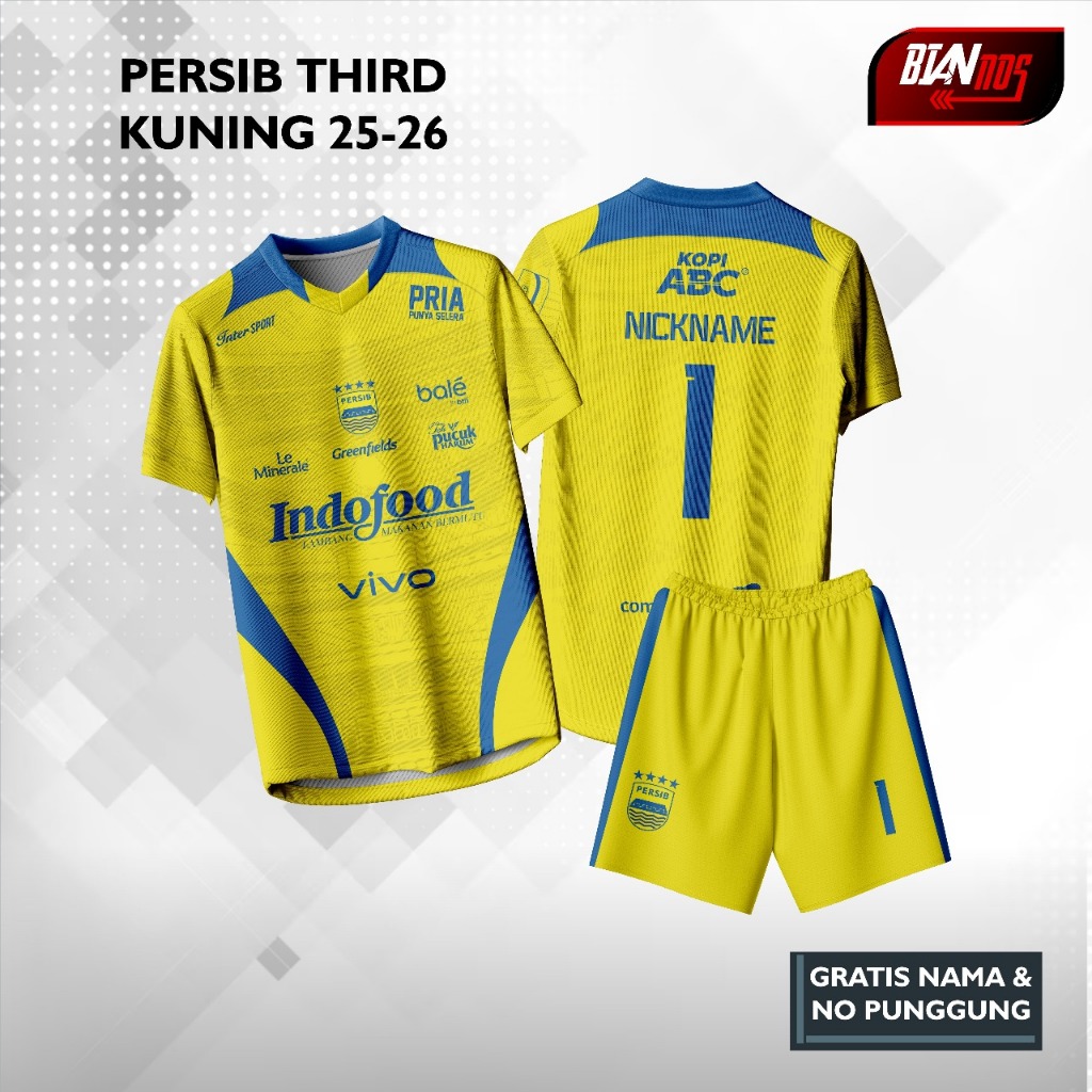 Jual JERSEY PERSIB THIRD 2025/2026 FULL PRINTING (GRATIS CUSTOM NAMA ...