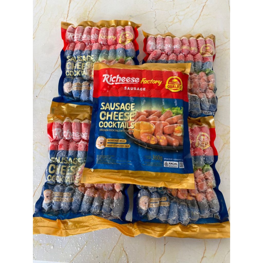 Jual Cheese cocktails sausage Richeese factory 360g | Shopee Indonesia