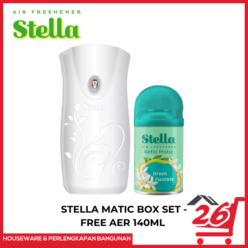 Jual STELLA Matic Box Set Otomatis Free Aerosol 140ML | Shopee Indonesia