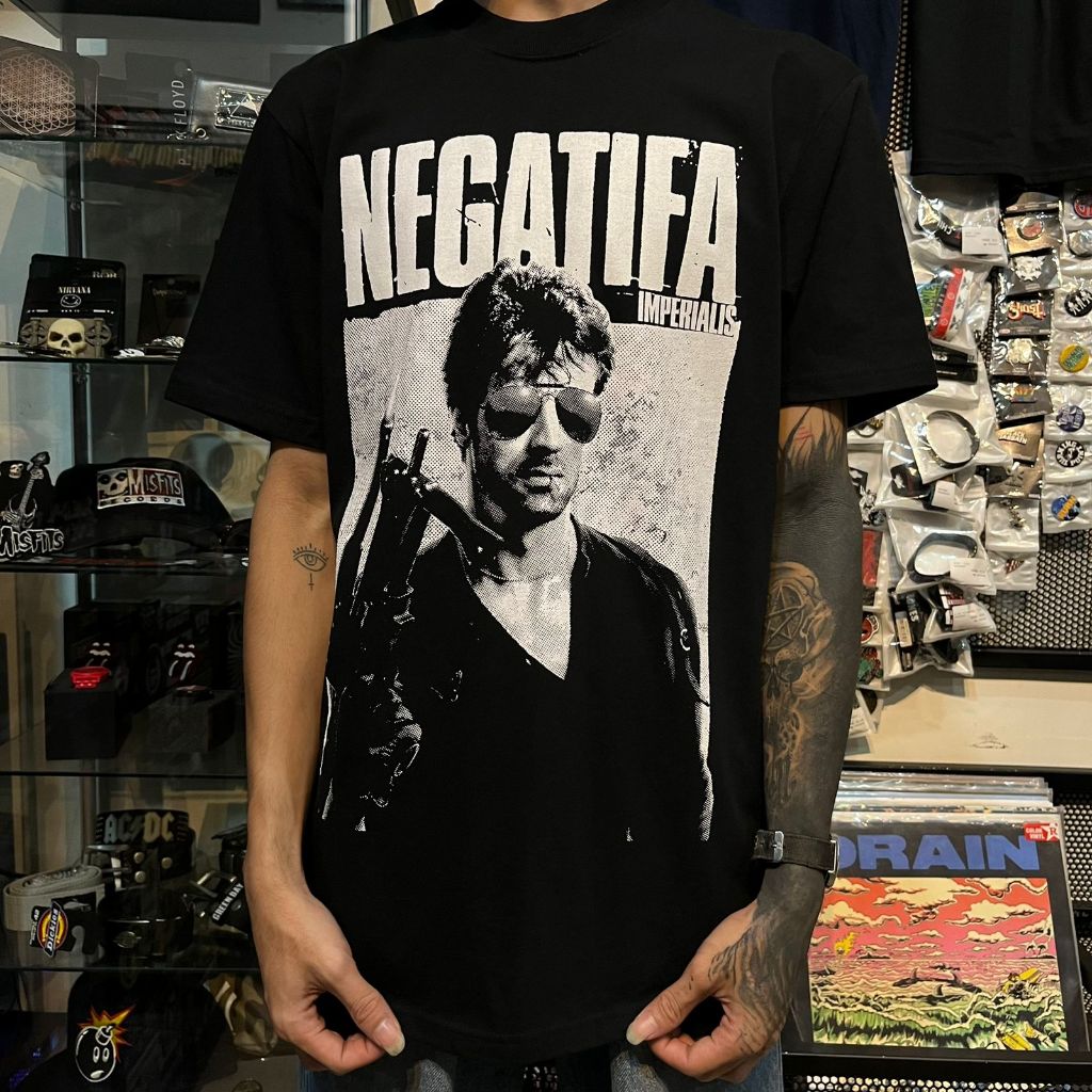 Jual T Shirt Band Official NEGATIFA - IMPERIALIS (BLACK) Original by ...