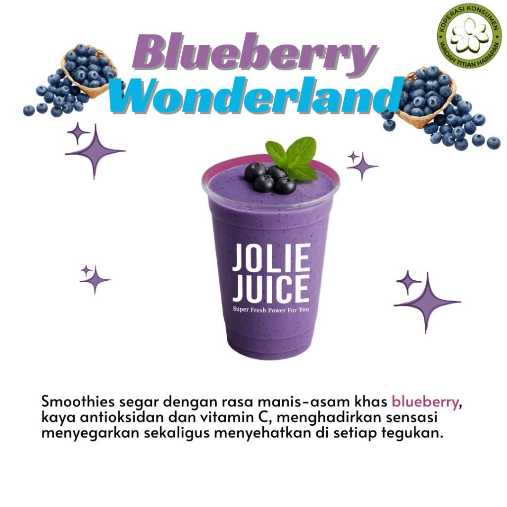 Jual Jolie Juice Blueberry Wonderland | Shopee Indonesia