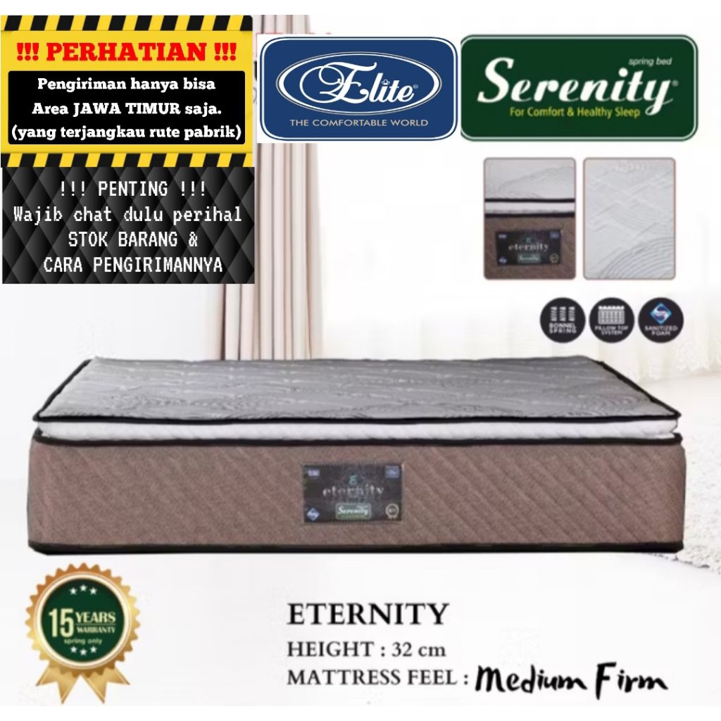 Jual Springbed Elite Serenity Eternity Matras Kasur Saja 90 100