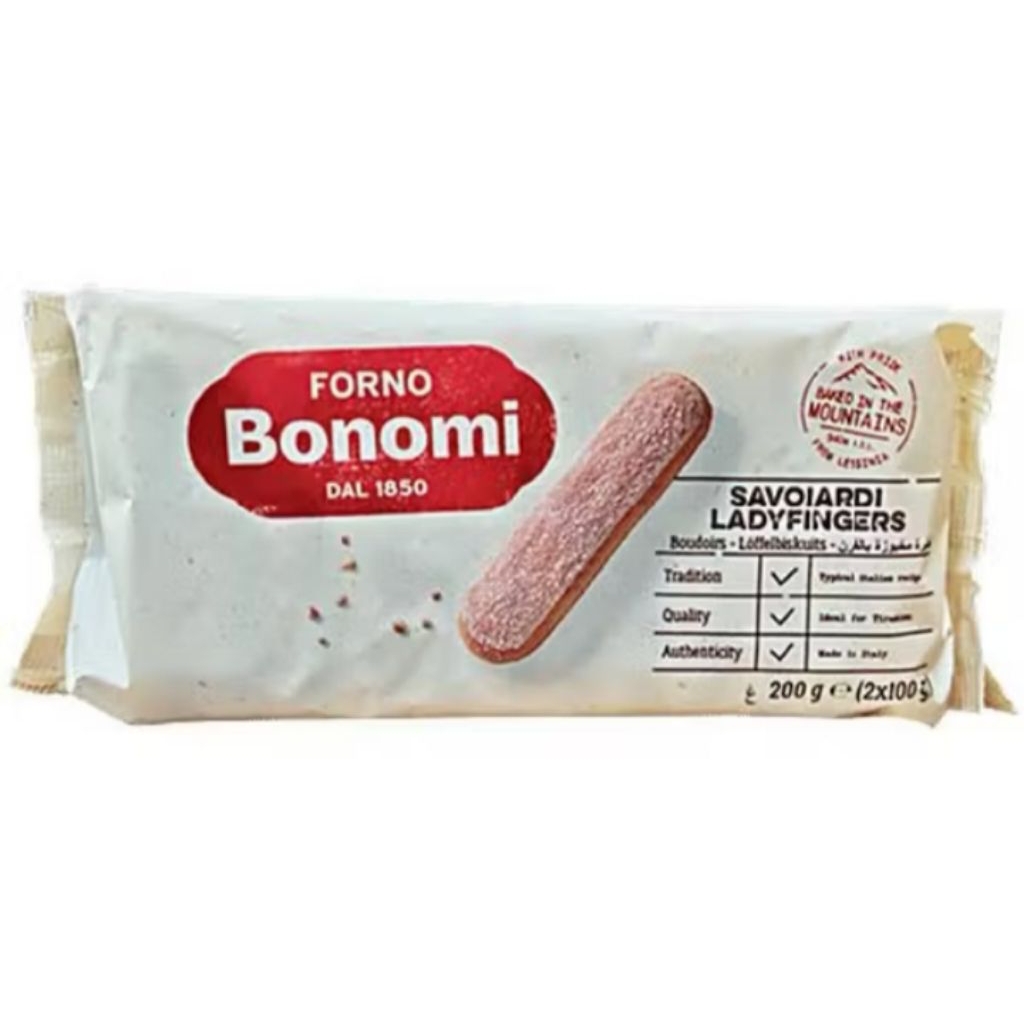 Jual FORNO BONOMI LADY FINGER BISKUIT TIRAMISU 12 X 200GR / 1 DUS ISI ...