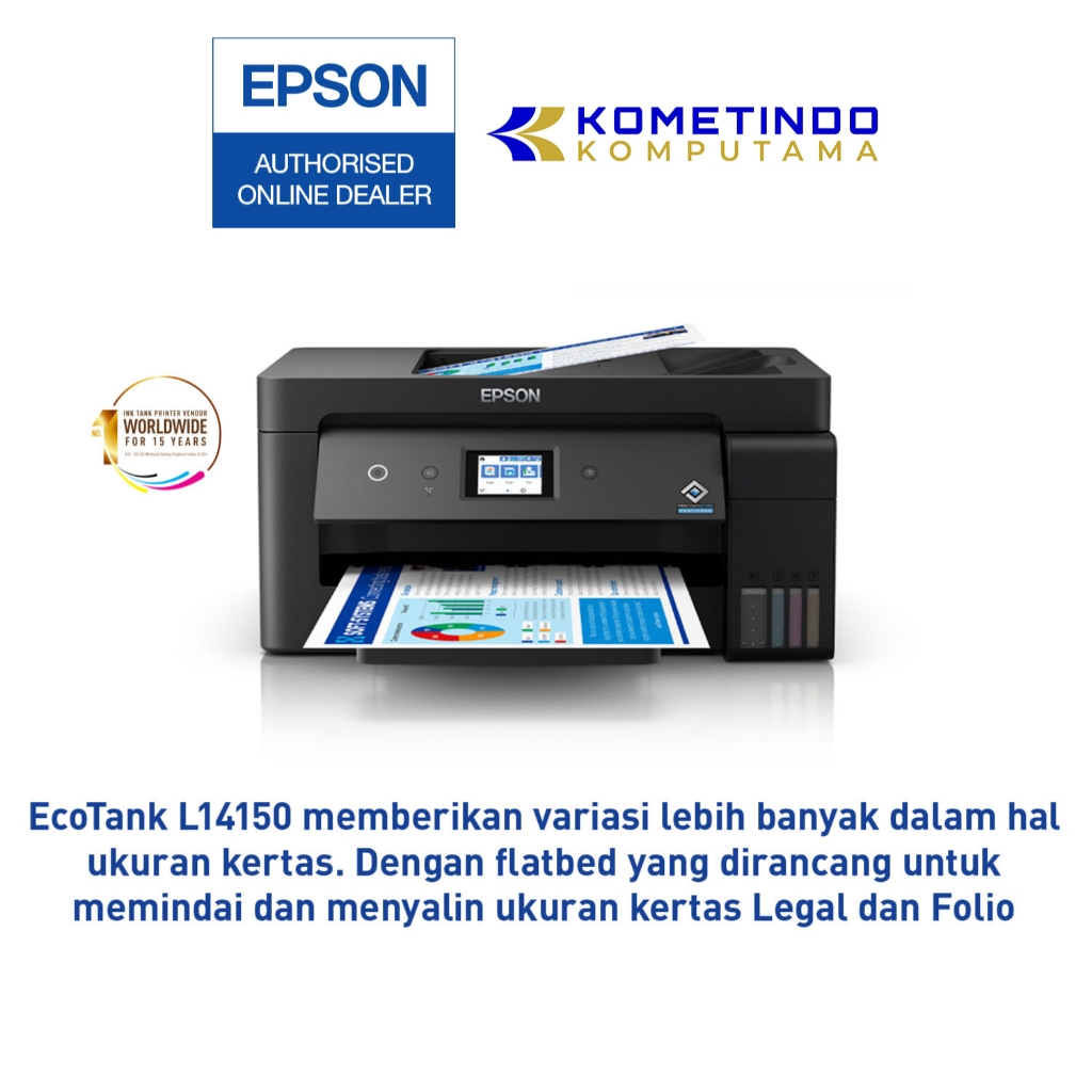 Jual Epson - L14150 (Print, Scan, Copy, Fax, LAN, Duplex, Wi-Fi Direct ...