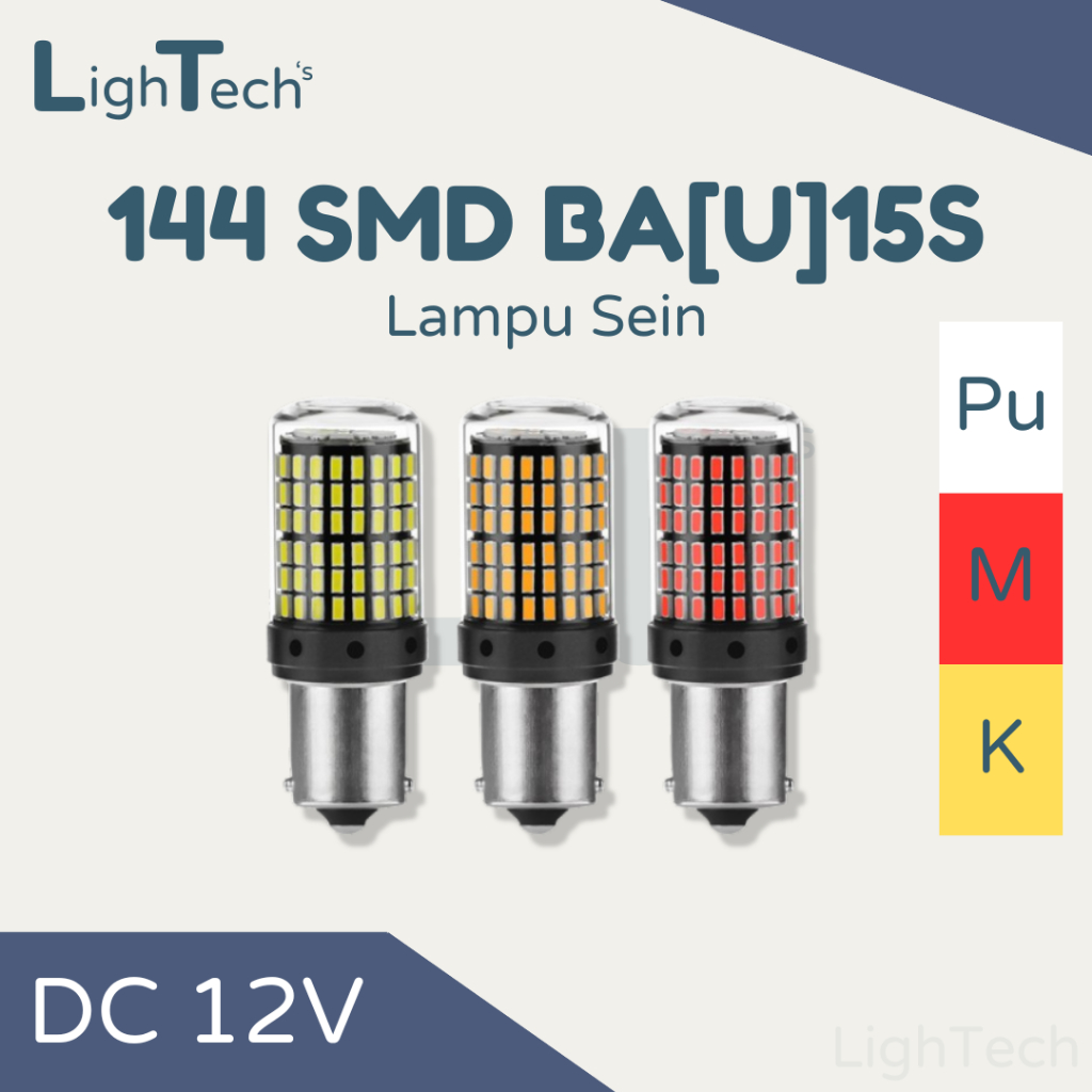 Jual Lampu LED 144 SMD 1156 BA15S / BAU15S 12V Lampu Sein / Mundur ...