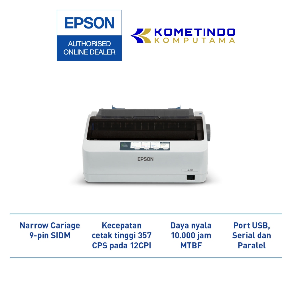 Jual Epson - TKDN LX310 (Printer Dot Matrix 9-pin) - Epson LX-310 Dot ...