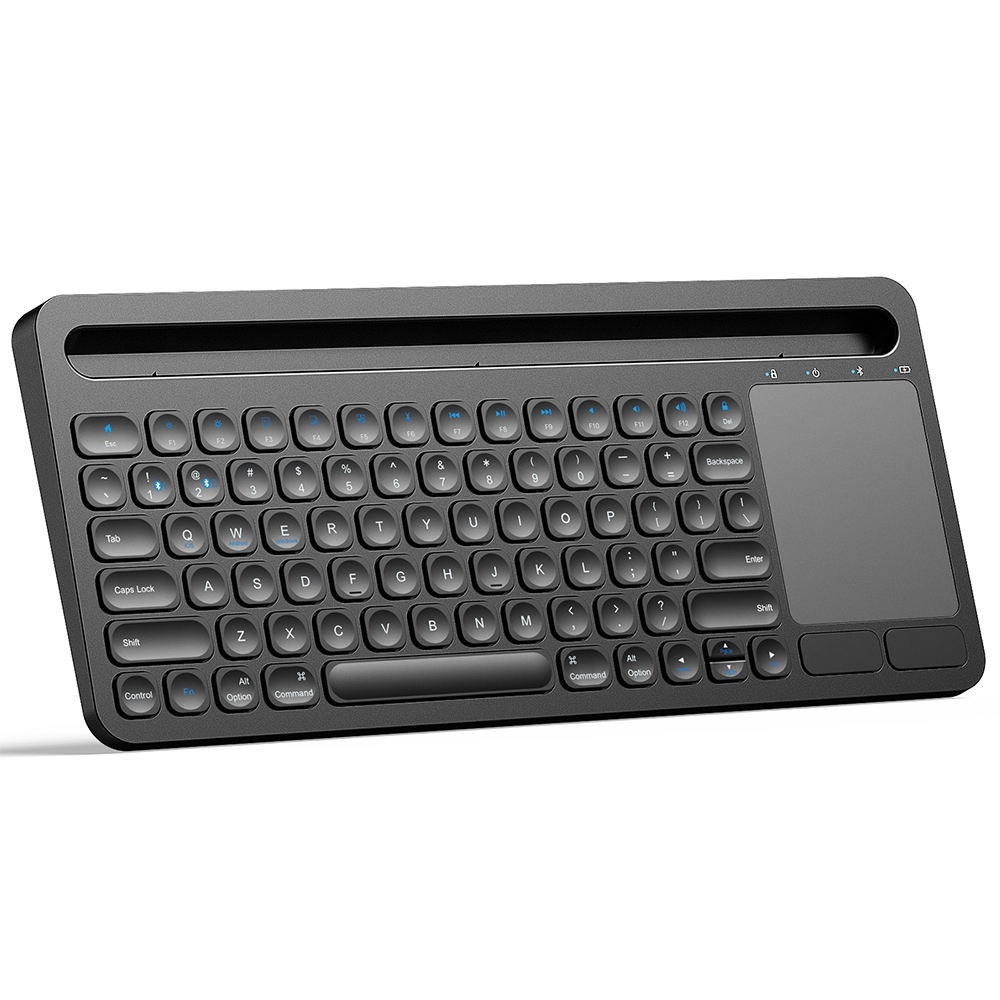 Jual Keyboard Bluetooth Wireless With Trackpad Holder | Shopee Indonesia