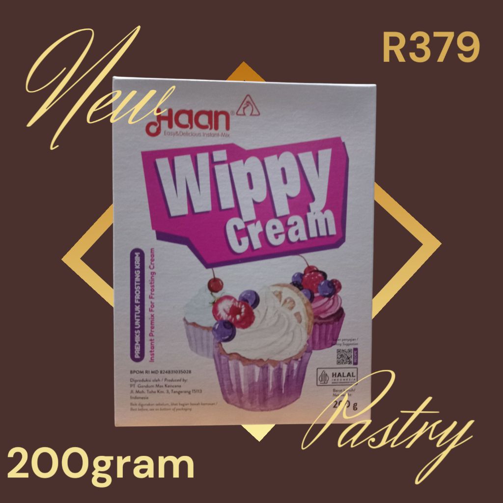 Jual haan wippy cream box200g x 24/carton expdate 09/04/2027 | Shopee ...