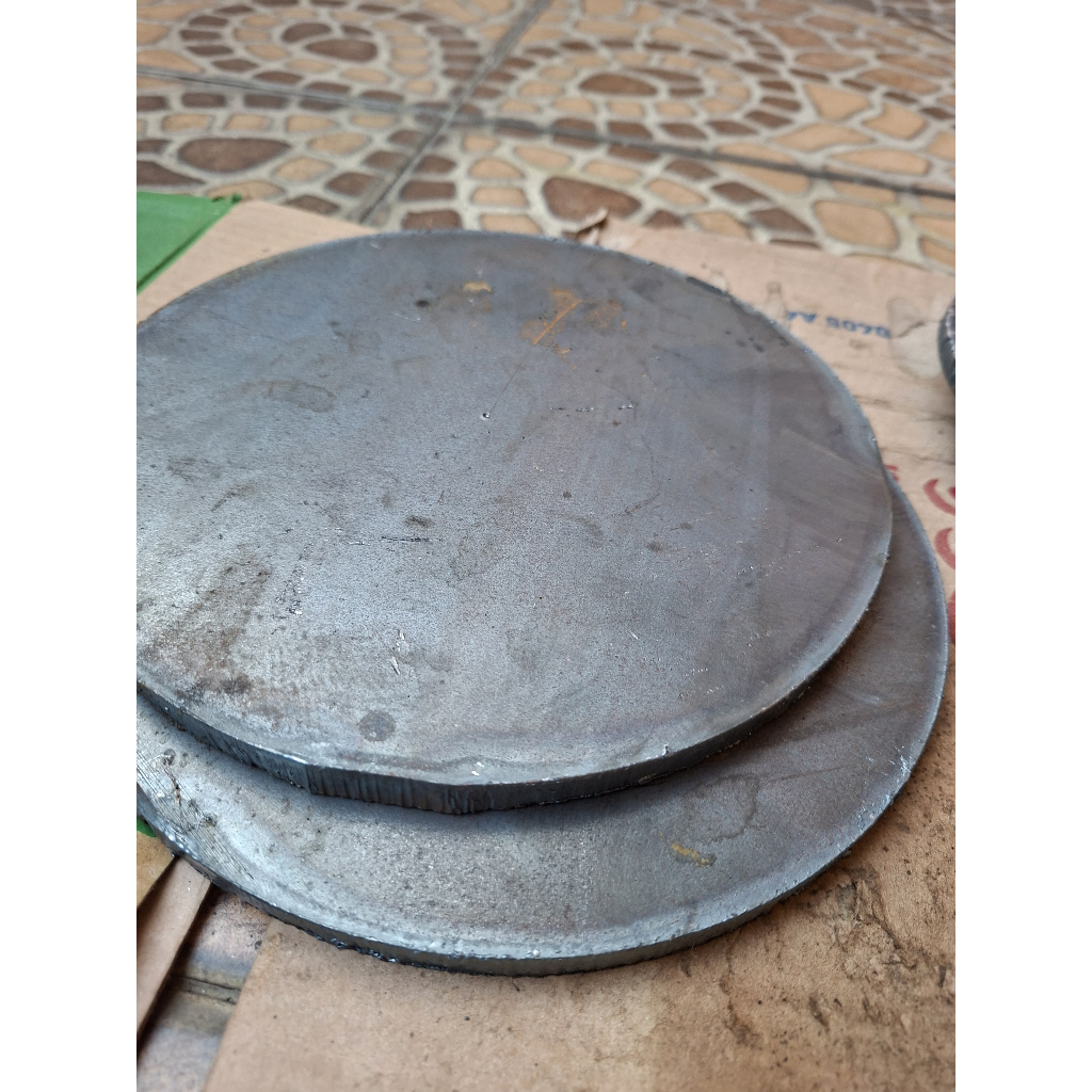 Jual Besi Plat Bulat Tebal 10mm Diameter 30cm - 40cm 1 pcs | Shopee ...