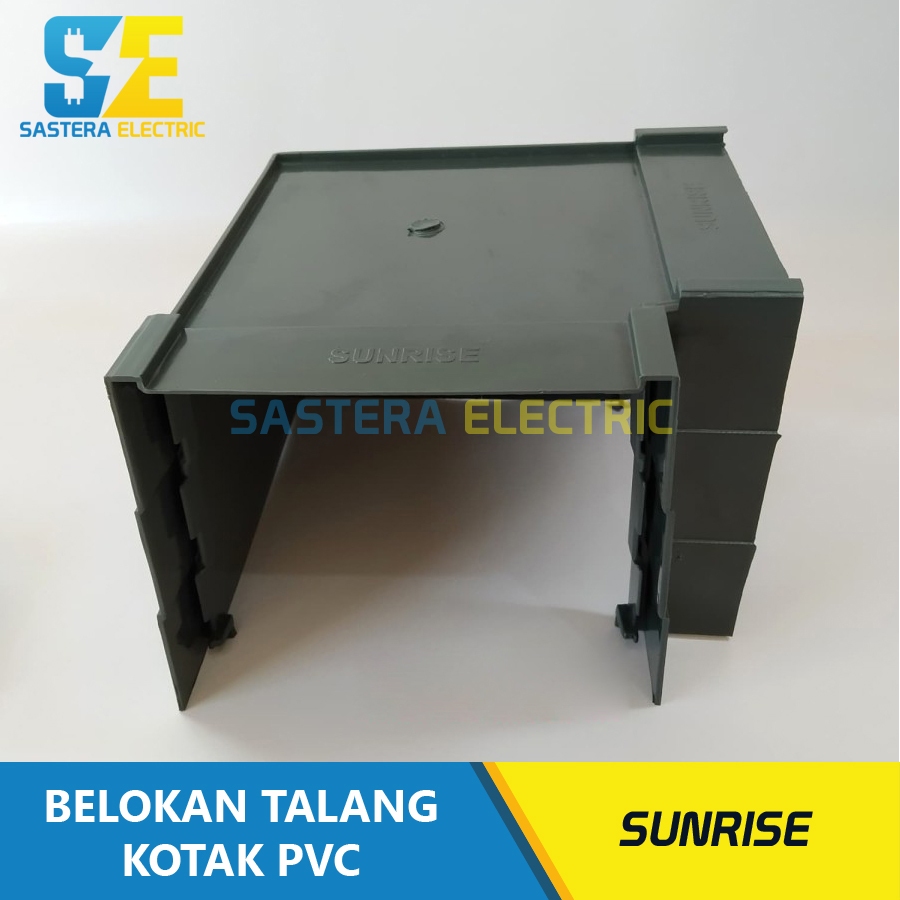 Jual Belokan Talang Kotak PVC Sunrise / Belokan Talang Air Kotak 4 ...