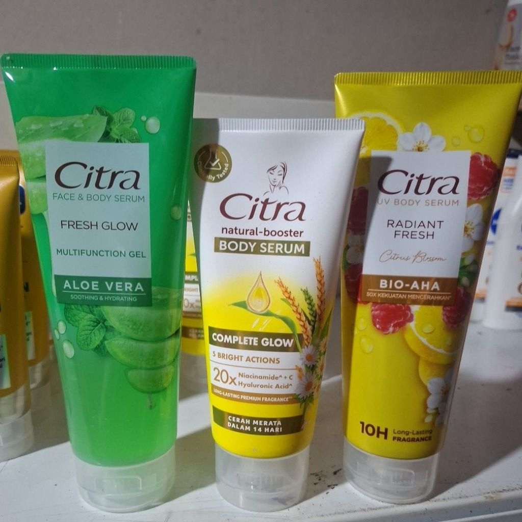 Jual Citra Face & Body Serum Fresh Glow Multifunction Gel Aloe Vera ...