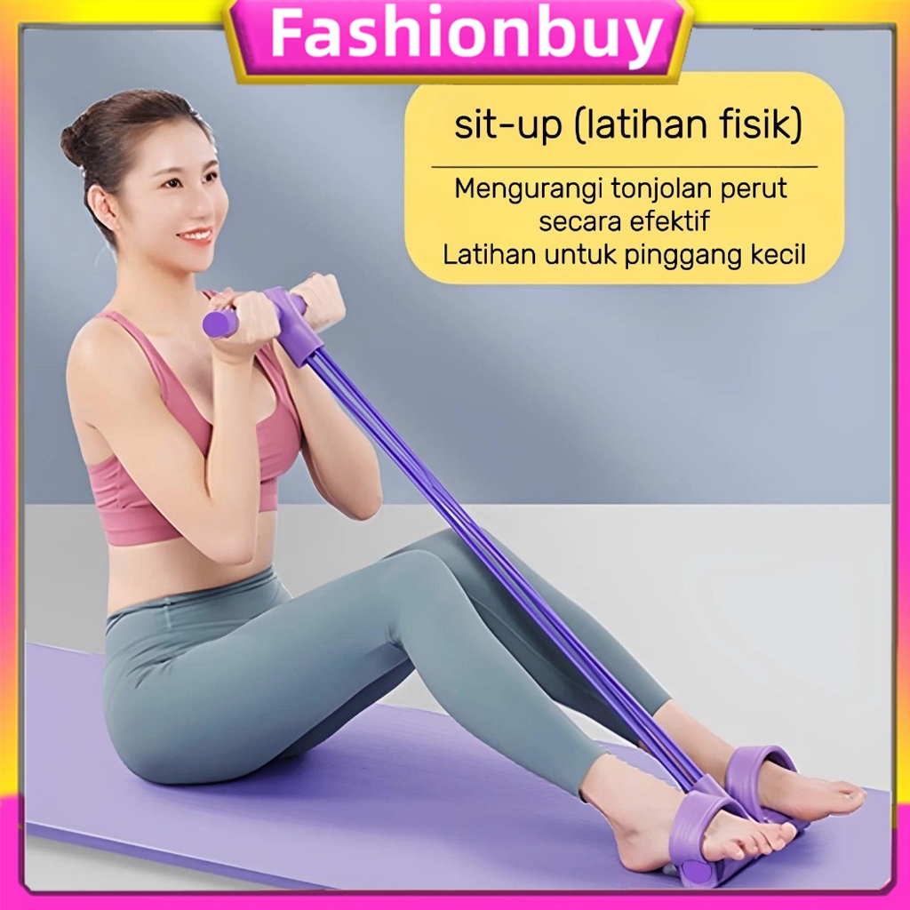 Jual 【COD]Alat Olahraga Pengecil Perut - Tummy Trimer Resistance Band ...
