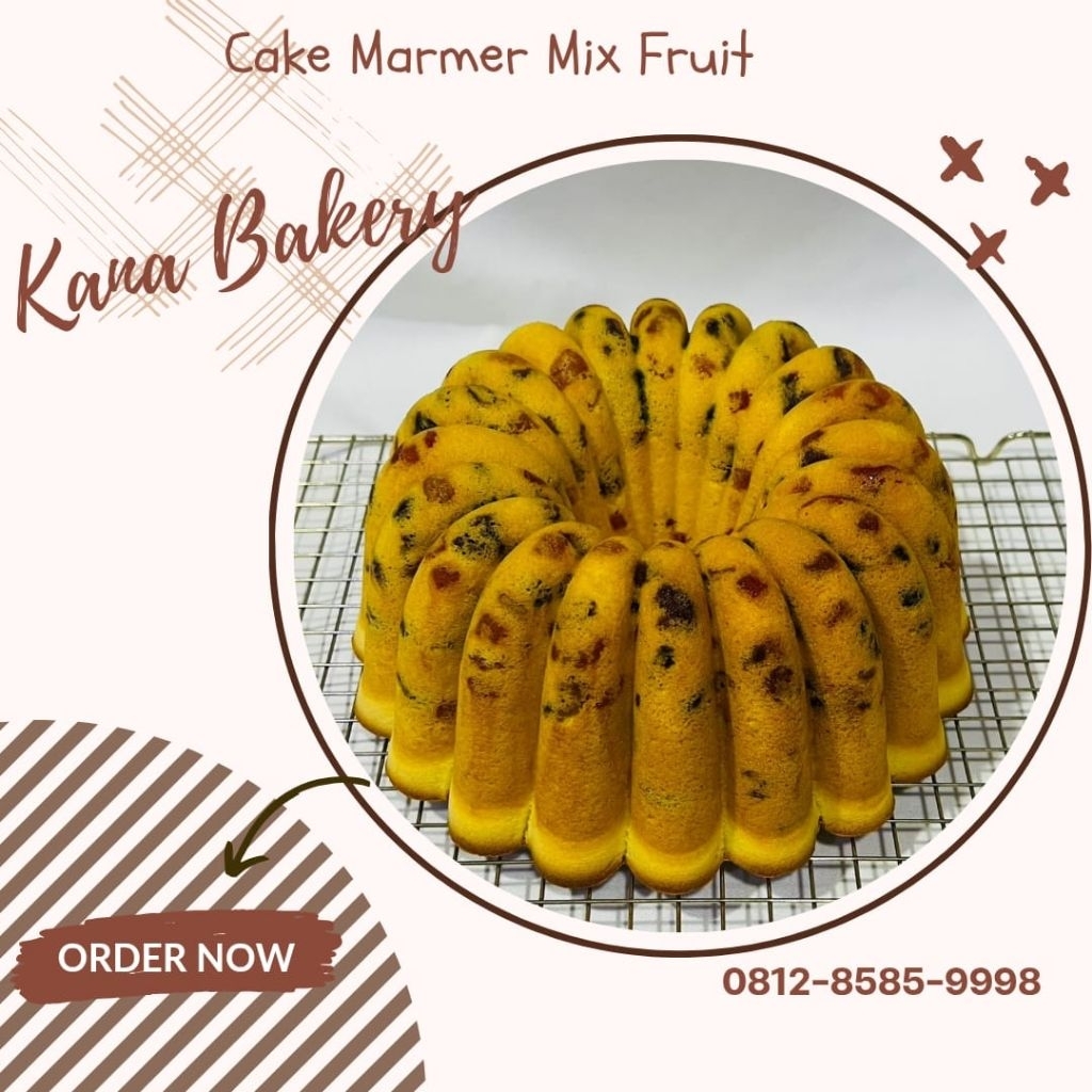 Jual Cake Marmer Mix Fuits By Kana Bakery | Shopee Indonesia