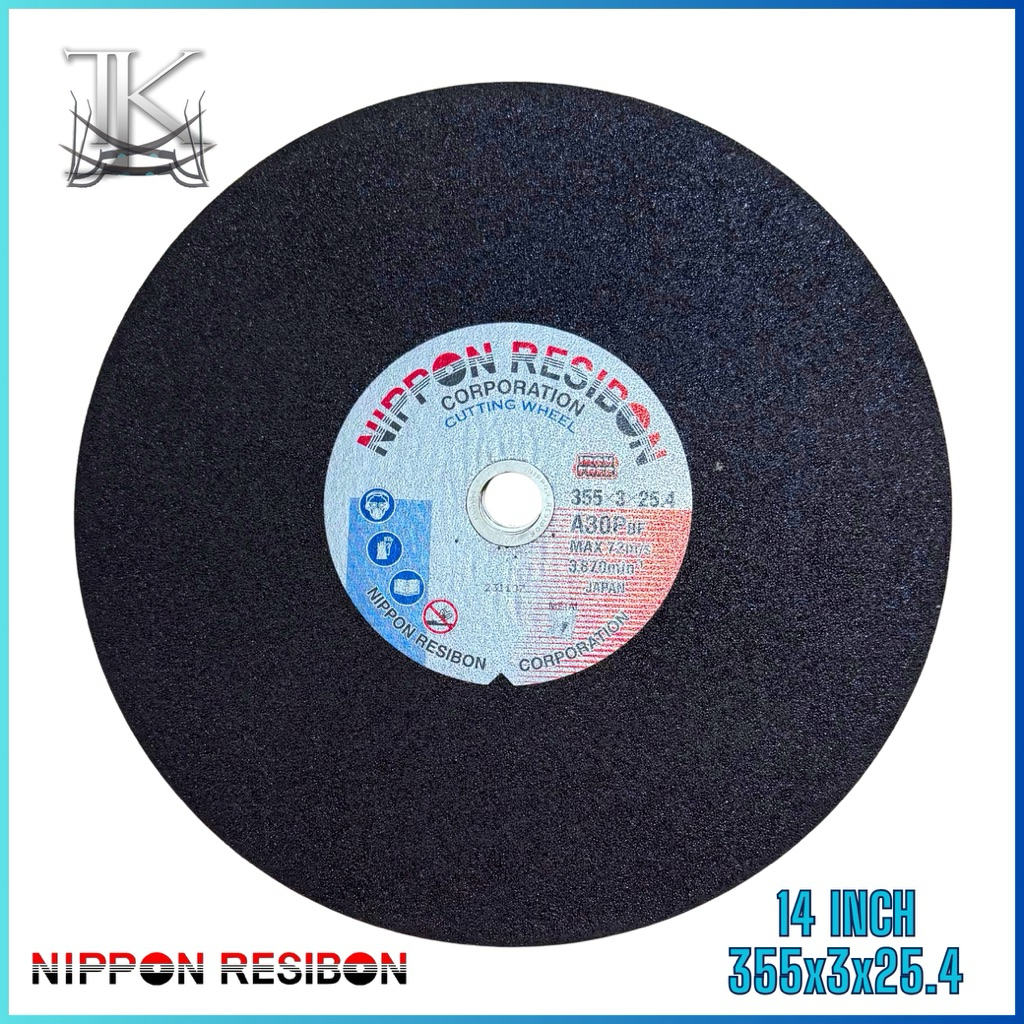 Jual MATA GERINDA CUTTING WHEEL NIPPON RESIBON A30PBF 14 INCH 355x3x25 ...