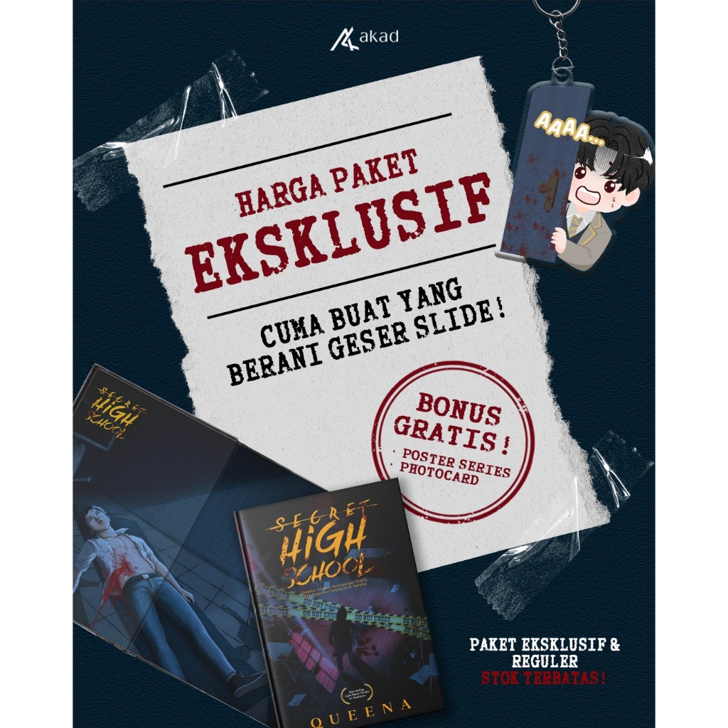 Jual Novel Secret High School By Queena (NEW CAVER) | Shopee Indonesia