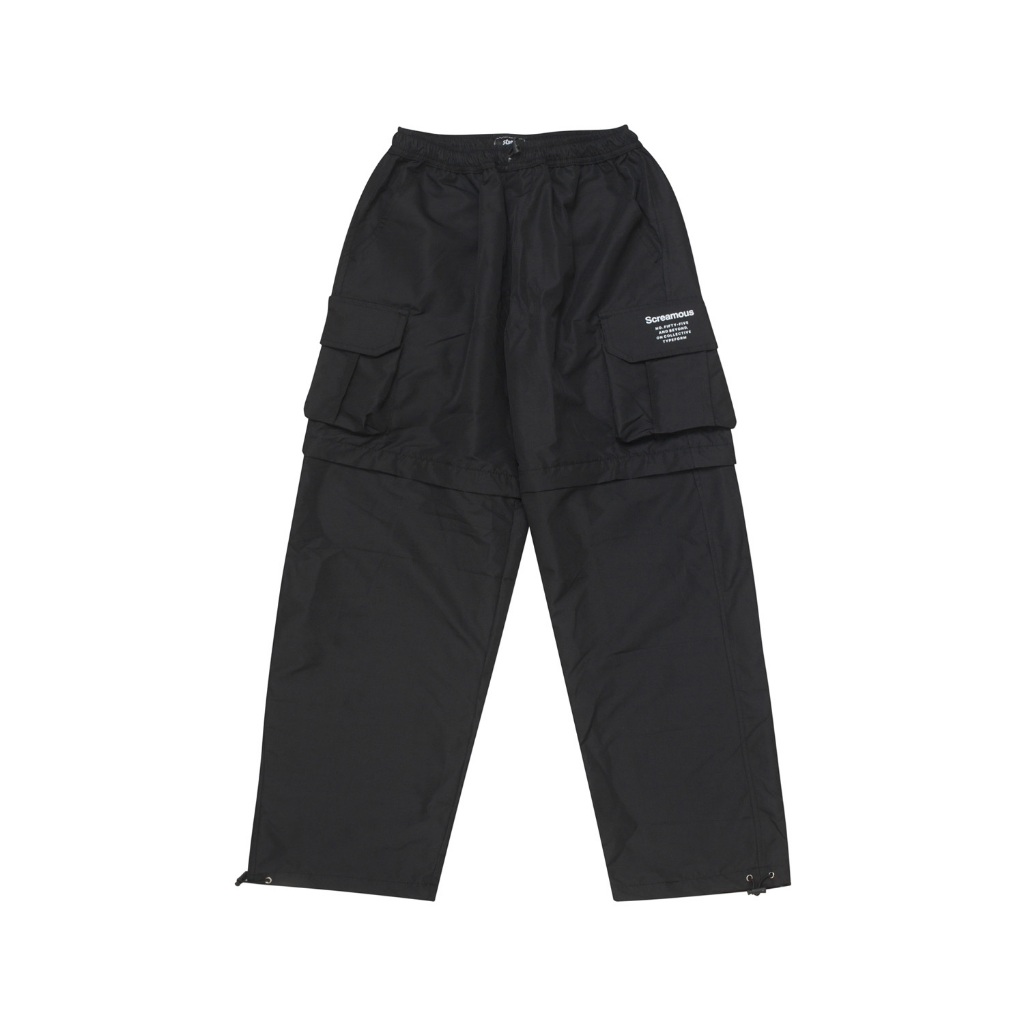 Jual Screamous Two Ways Cargo Pants Parachute URBEX HAGIA BLACK ...