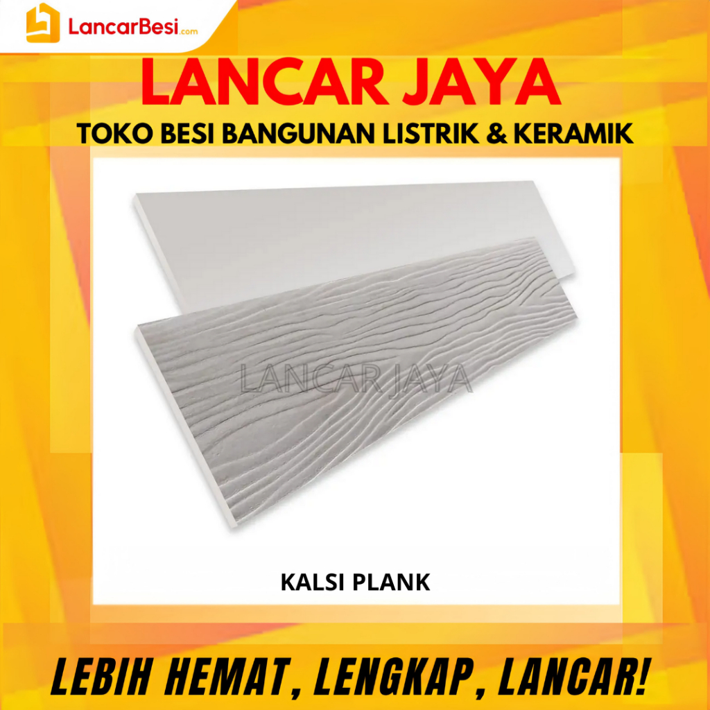 Jual Kalsi Plank/Lis Plank Polos & Motif Ukuran 20x3m Hanya Untuk Area ...