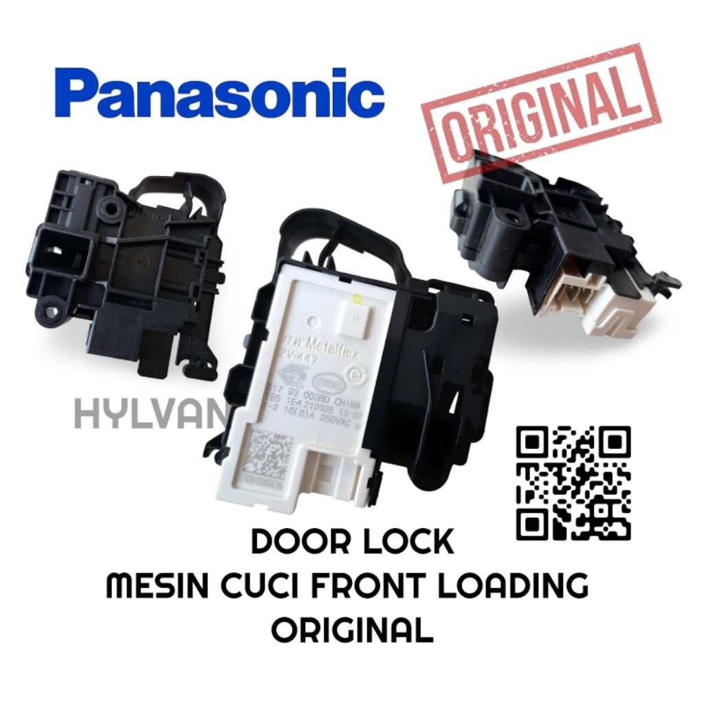 Jual DOOR LOCK MESIN CUCI FRONT LOADING PANASONIC ORIGINAL | Shopee ...