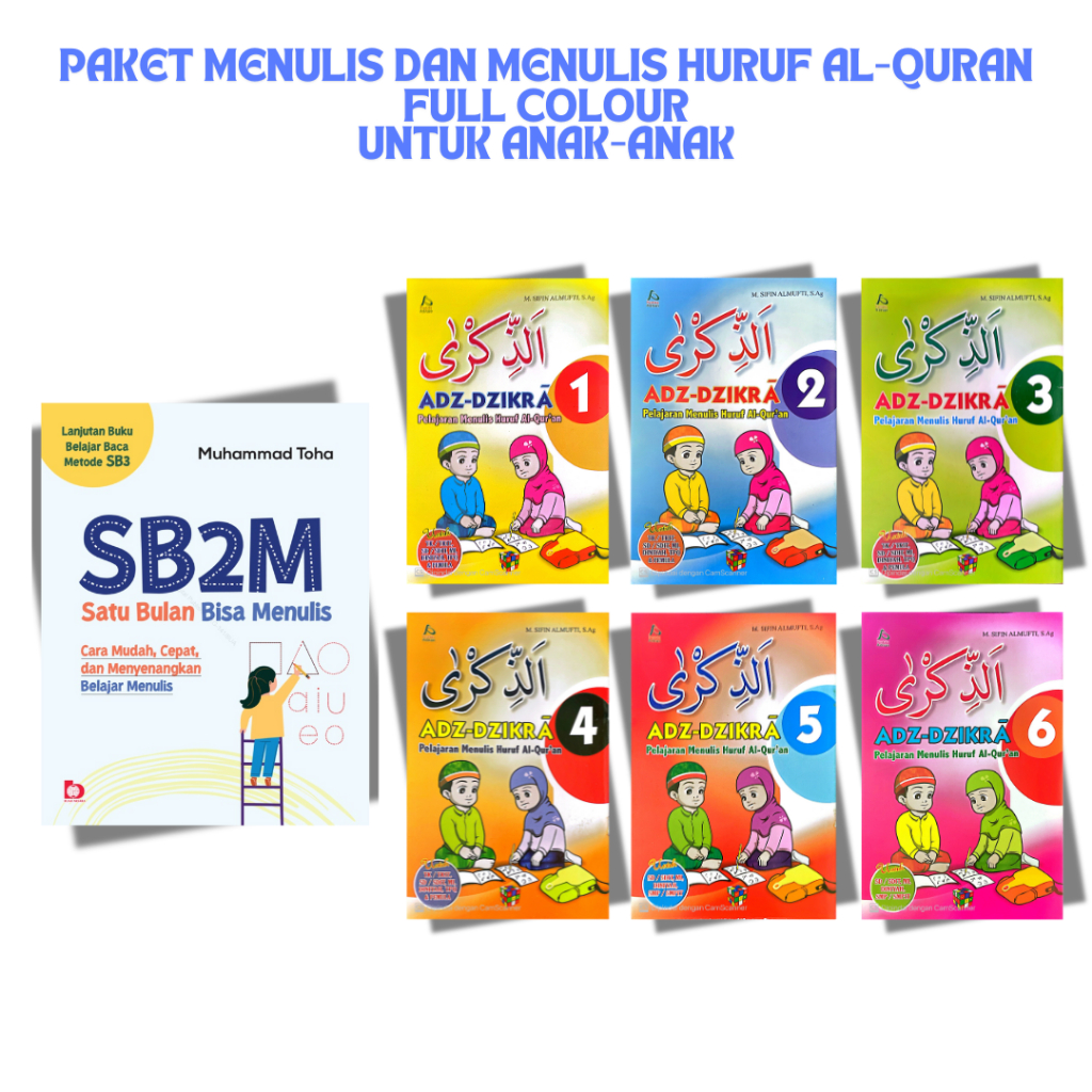 Jual SB2M Satu Bulan Bisa Menulis - Cara Mudah Dan Menulis Huruf Al ...