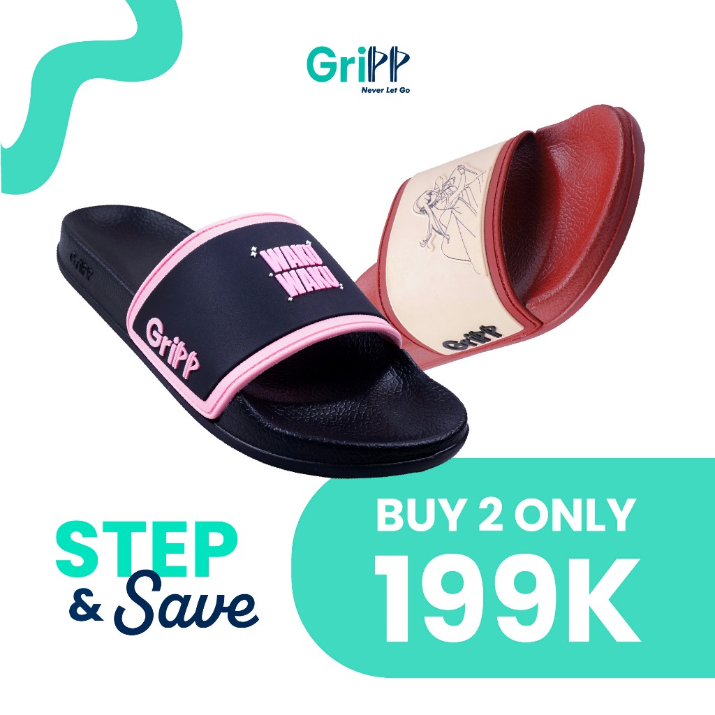 Jual GriPP Step And Save - Slip On Spy x Family Black Waku x Spy x ...