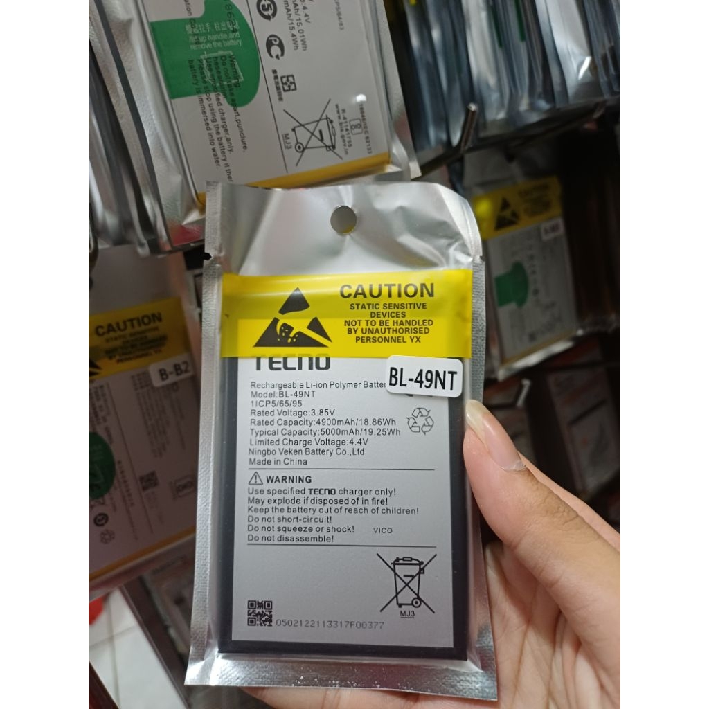 Jual Baterai TECNO BL-49NT / Spark go 2023 BF7 / Pop 7 Pro / Spark 20c ...