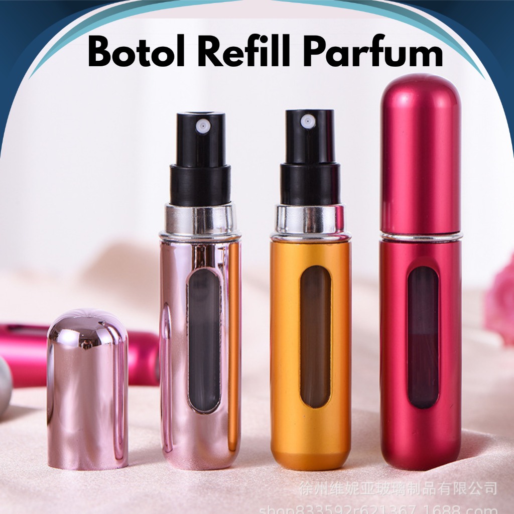 Jual Botol Parfum Refill Mini 5 ml, Botol Isi Ulang Praktis, Travel ...