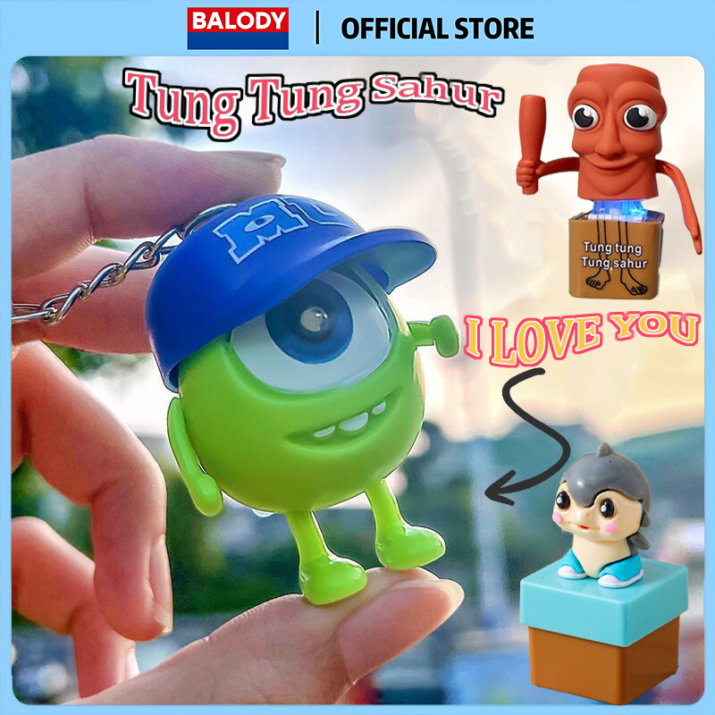 Jual BALODY I LOVE YOU Gantungan Kunci LED Lampu I Love You Couple ...