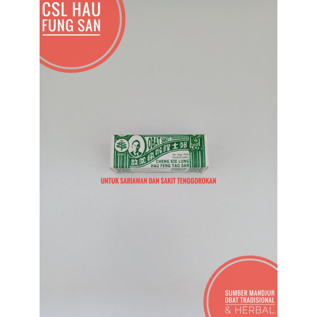 Jual Obat sariawan sakit tenggorokan CSL hao hau fung san obat po pho ...