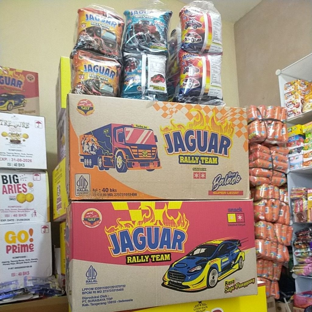 Jual SNACK JAGUAR RALLY TEAM (Snack Berhadiah Bila Beruntung) | Shopee ...