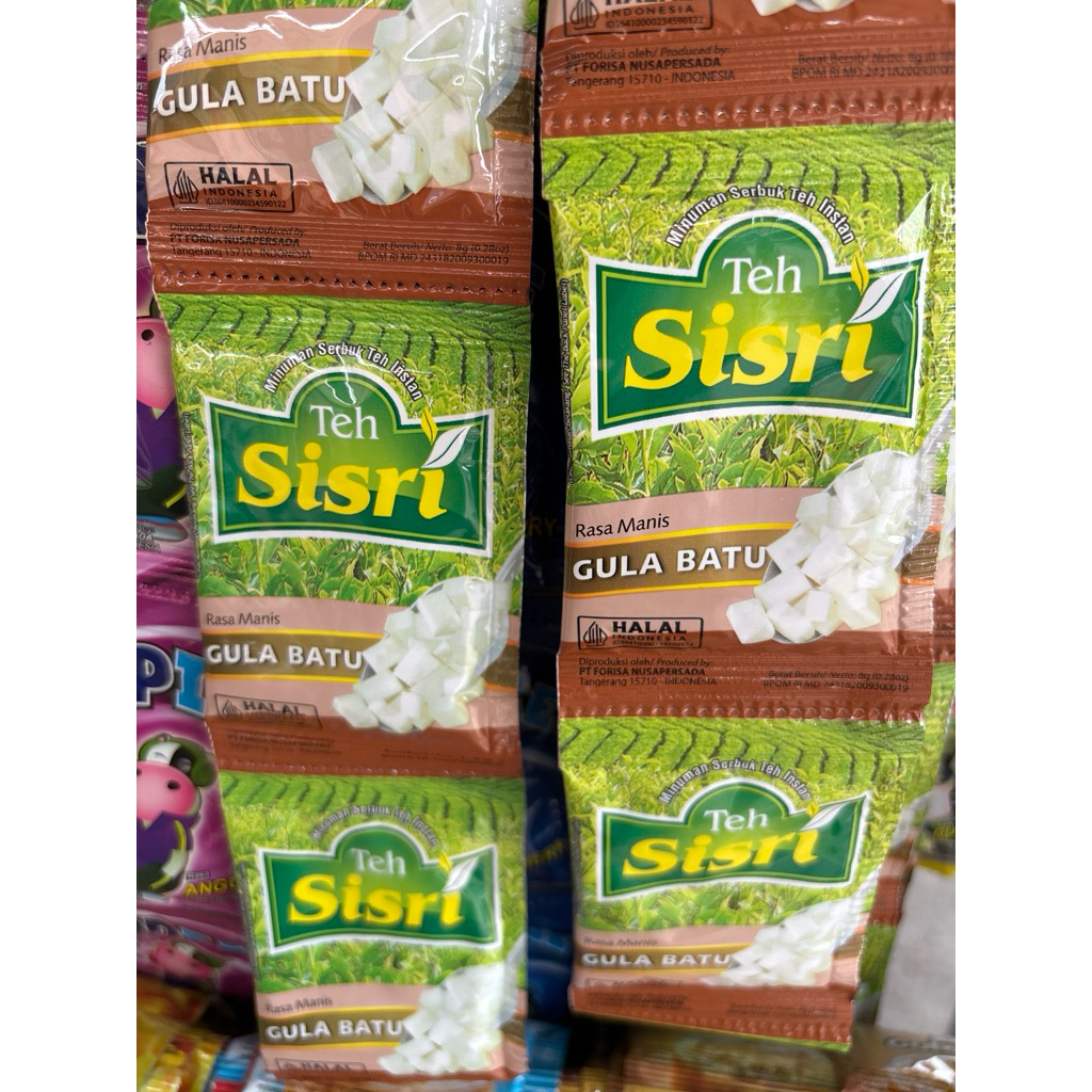 Jual teh sisri gula batu sachet isi 10pcs/renteng (grosir) | Shopee ...