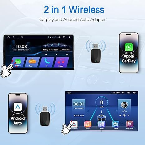 Jual Carlinkit Wireless Apple Carplay Android Auto Adapter , Car Play ...