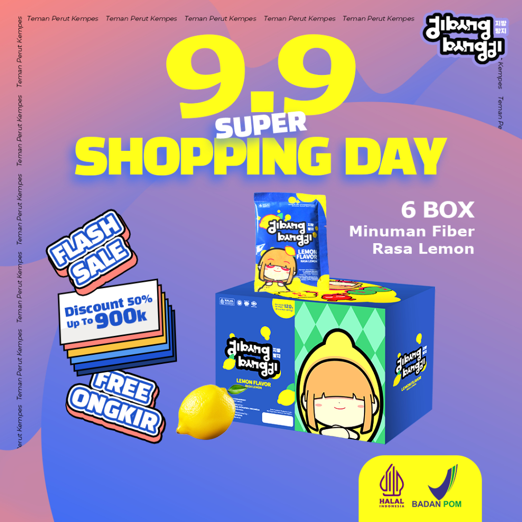 Jual JIBANG BANGJI - Minuman Fiber 1 Box 8 Sachet Rasa Lemon | Serat ...
